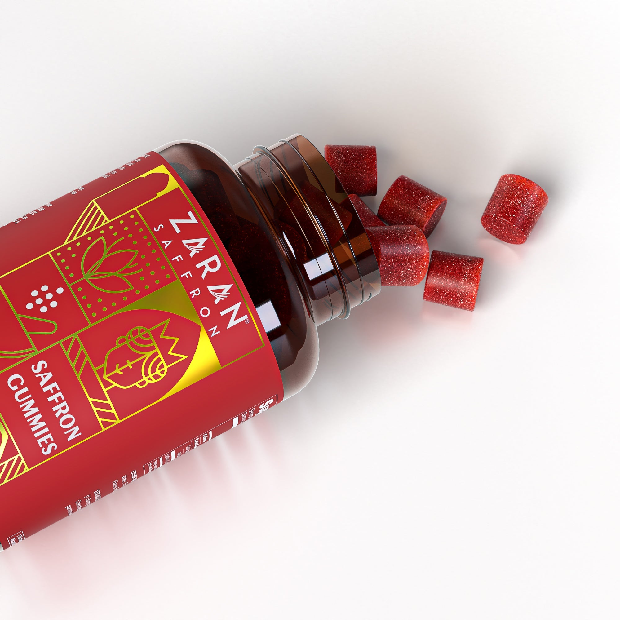 Saffron Gummies, 30mg Saffron (60 gummies/ 2 Month Serving) – Zaran Saffron
